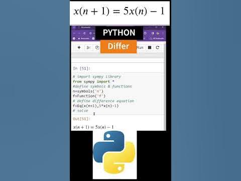 Master Python for Physicists, Engineers, Mathematicians |PYTHON SYMPY SOLVE DIFFERENTIAL ...