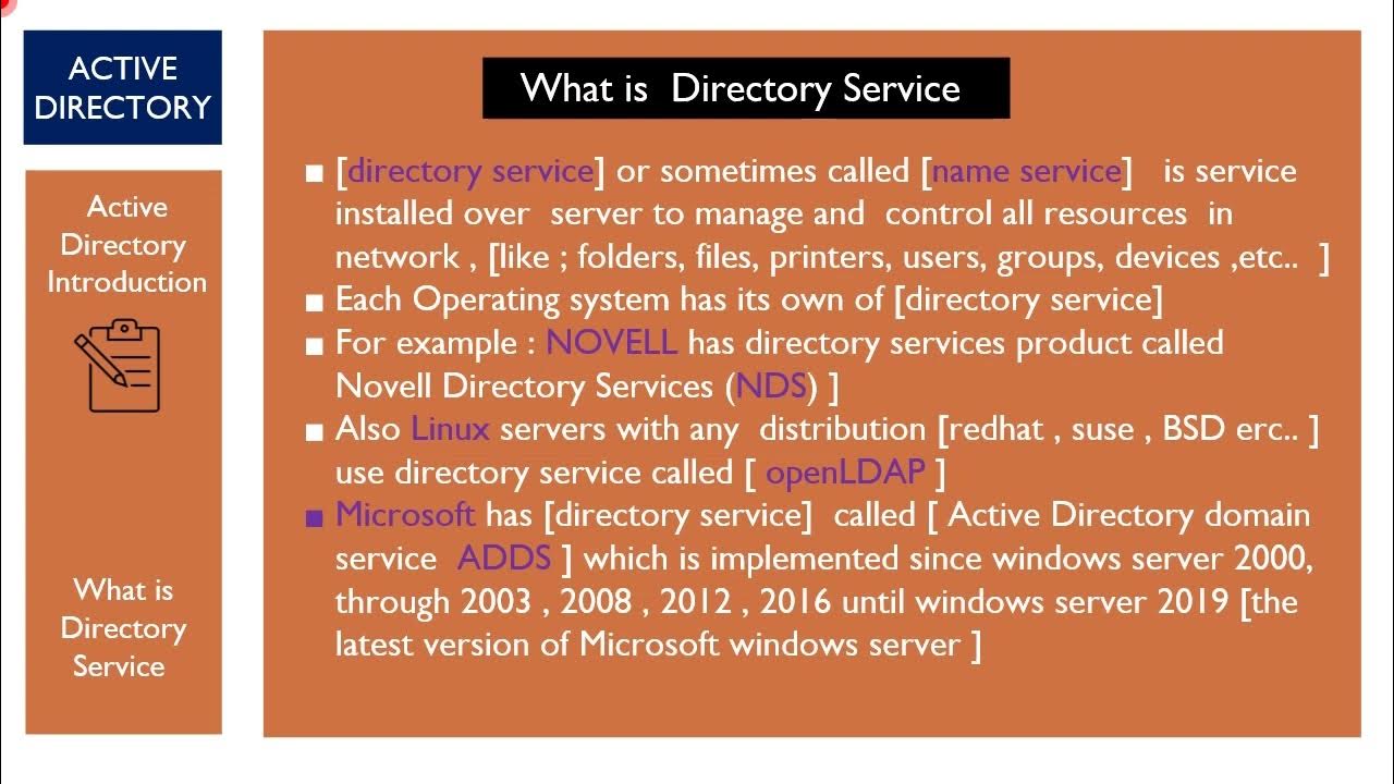 01 Active Directory Introduction - YouTube
