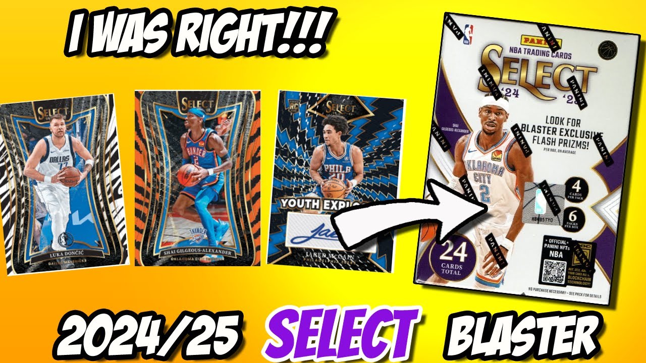 ️ LAST OF SELECT! Brand New 2024-25 Select Basketball Blaster Box ...