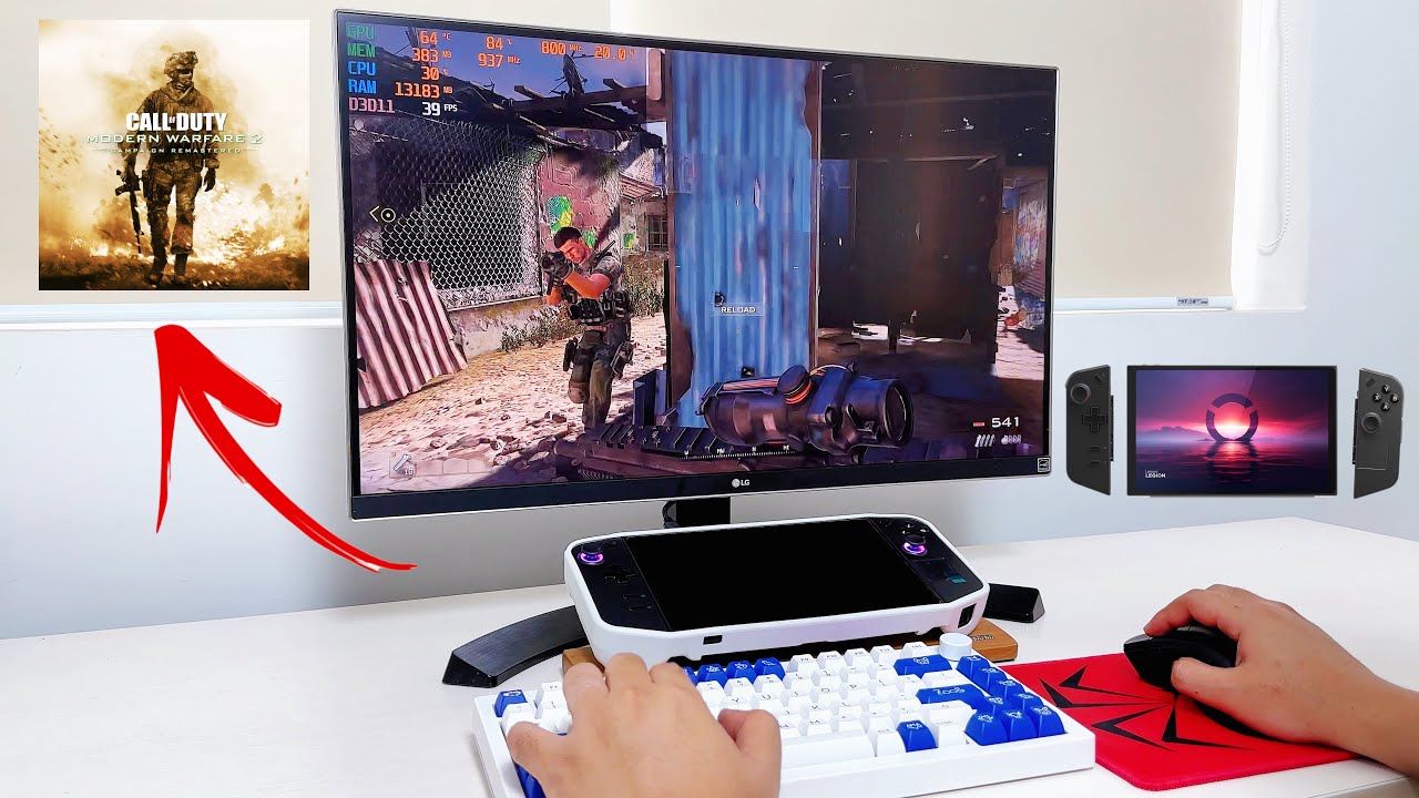 Legion Go with 4K 60Hz Monitor [Setting + Game Testing] - YouTube