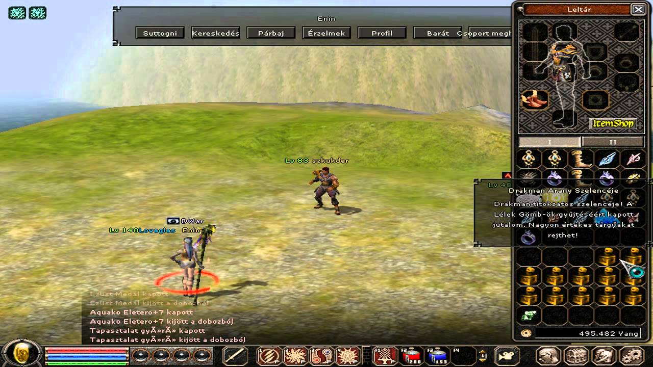 metin2 mester 40db drakman arany szelence nyitás by: zx - YouTube