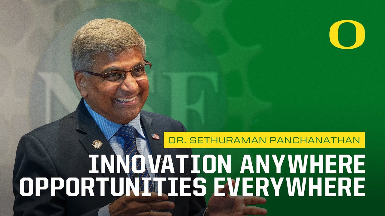 Innovation Anywhere, Opportunities Everywhere | A Talk by Dr. Sethuraman Panchanathan - YouTube