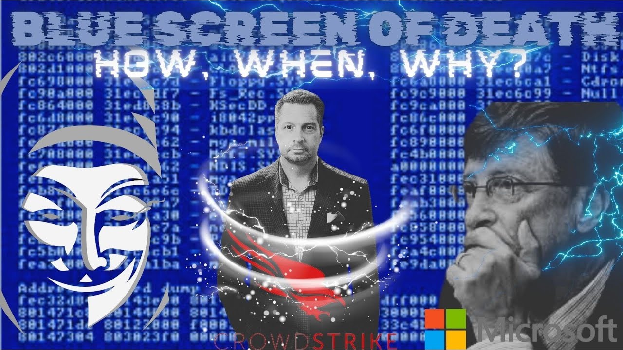 Microsoft Server Crash - Blue Screen Of Death - YouTube