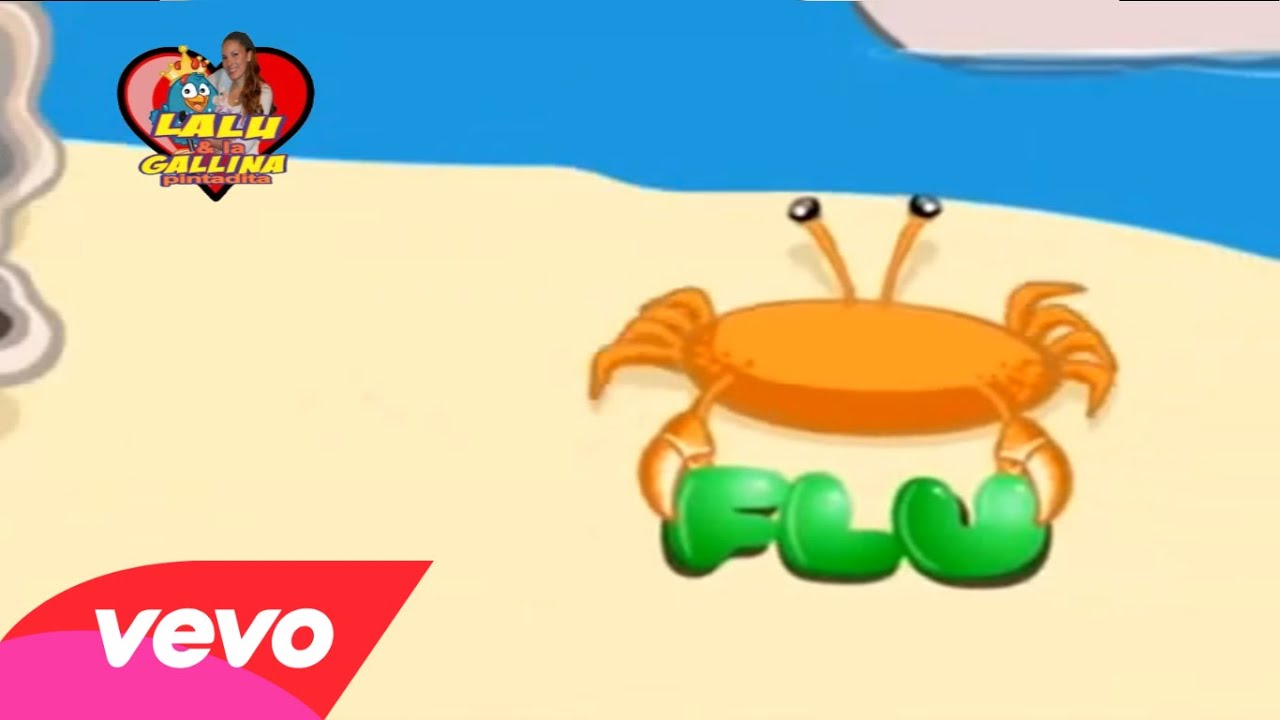 Lalu y la Gallina Pintadita - Fli Flai Flu (Lyric Video) - YouTube