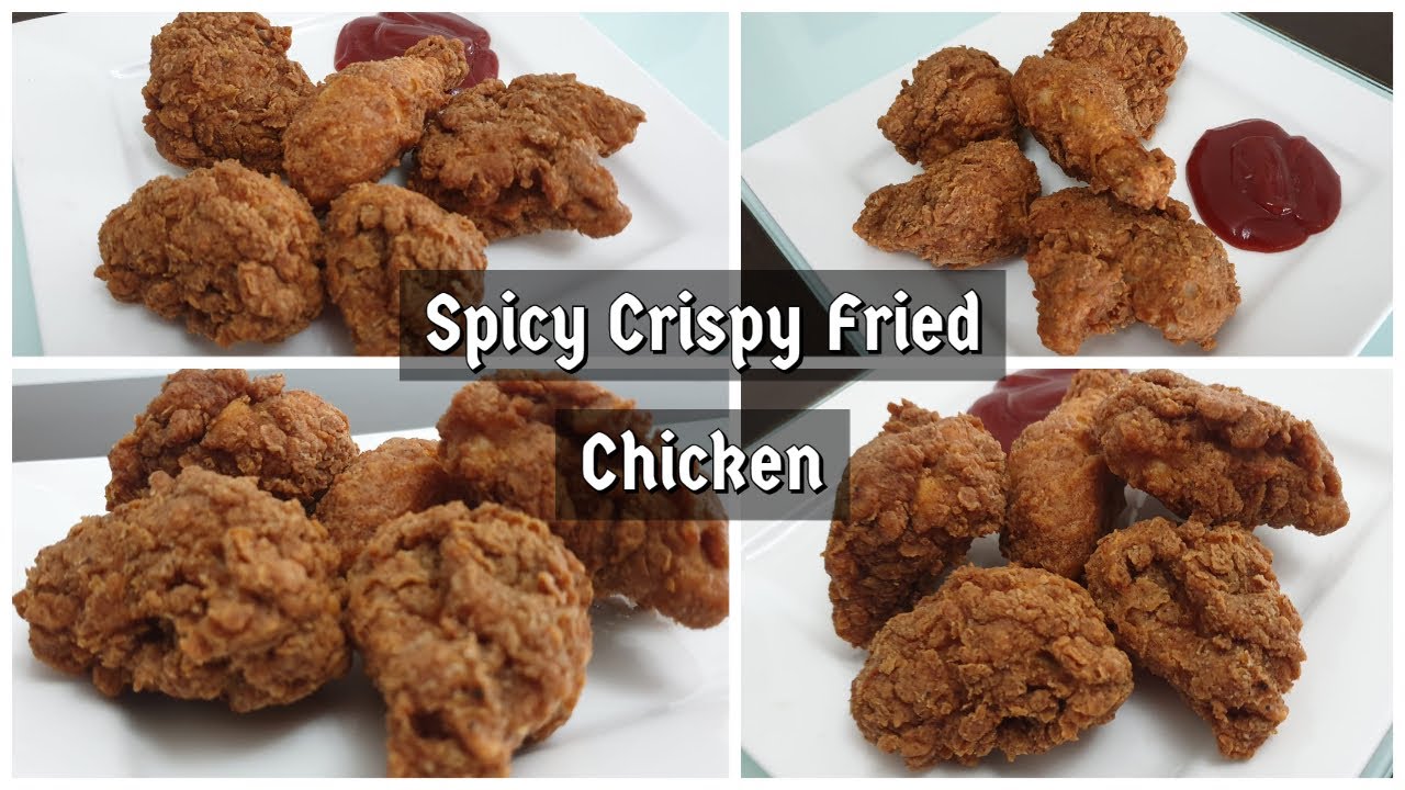 Spicy Crispy Fried Chicken | KFC Style - YouTube