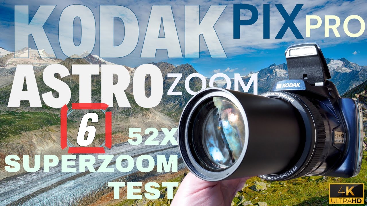 KODAK PIXPRO Astro Zoom AZ528 BK Digital Camera with 52x Optical Zoom ...