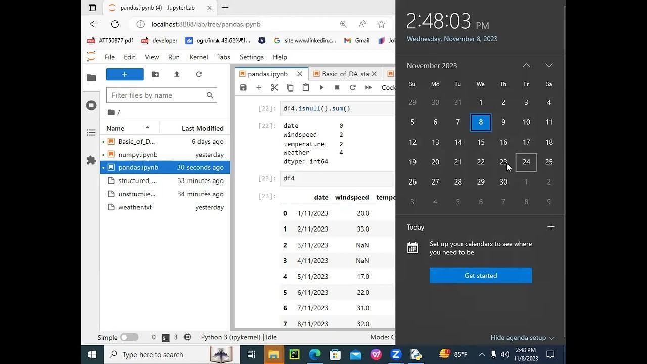 Python data analysis pandas , csv, text file and manipulation, filtering, cleaning data Part 2 ...