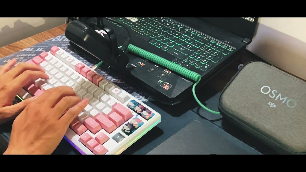 Typing Sound Test MMD 75 | Fantasy Virus + eg panda v3 - YouTube