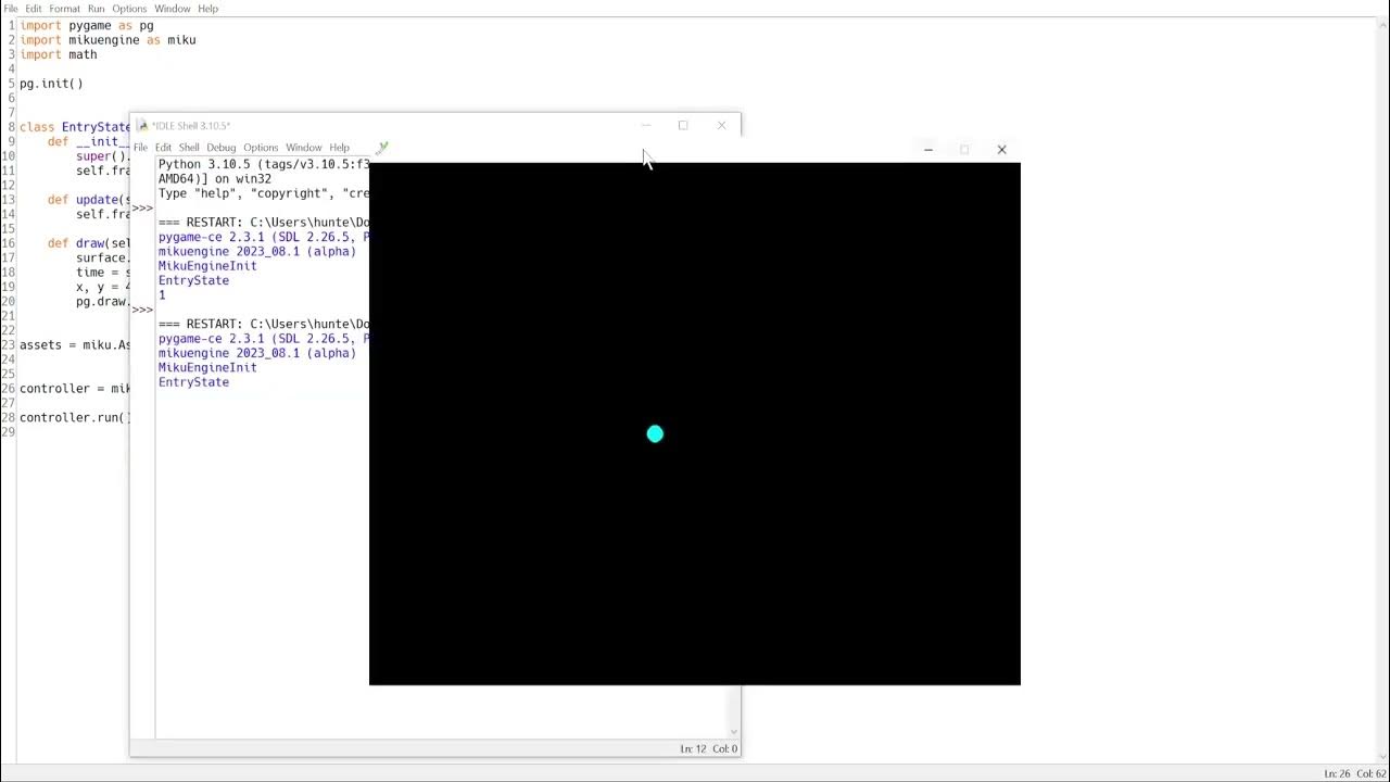I fixed pygame freezing when moving a window! - YouTube