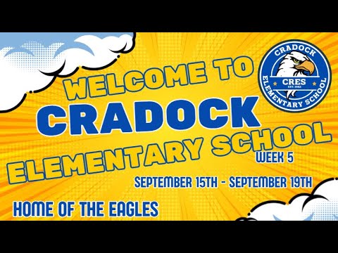 Week 5 Cradock Elementary Morning Announcements 2025 2026 - YouTube