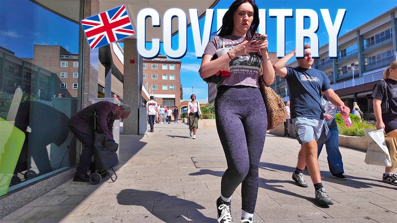 Quiet Summer Walk: Coventry City Centre in 4K | July 2025 - YouTube