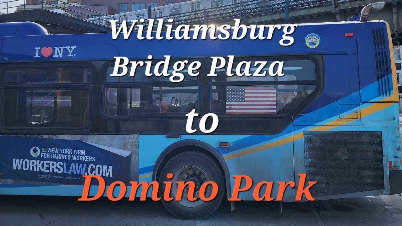 B32 Bus Ride from Williamsburg Bridge Plaza to Domino Park 01.22.2024 ...