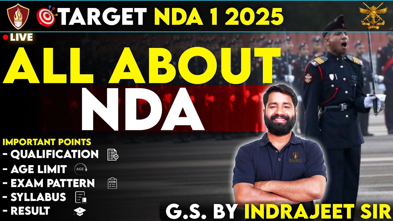 ALL ABOUT NDA | NDA Complete Information 2025 QUALIFICATION, AGE LIMIT ...