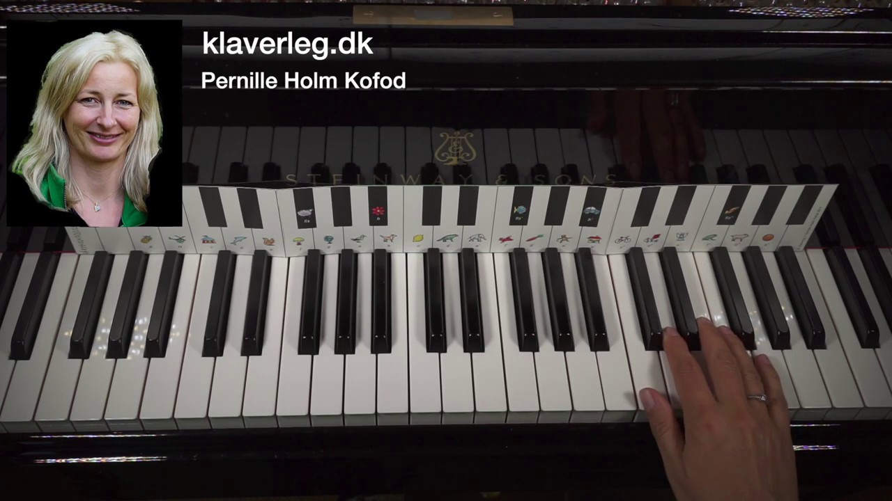 Klaver noder begynder og børn: Hvem har malet - YouTube