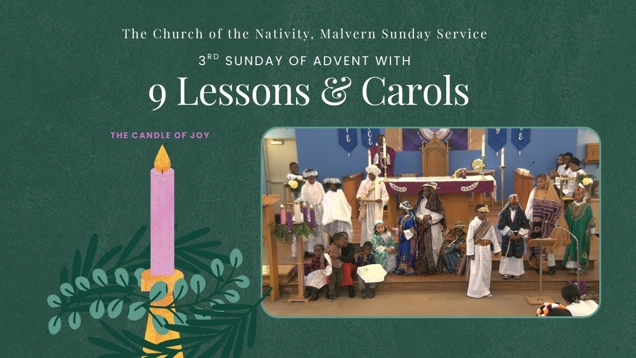 3rd Sunday of Advent - 9 Lessons and Carols Service - YouTube