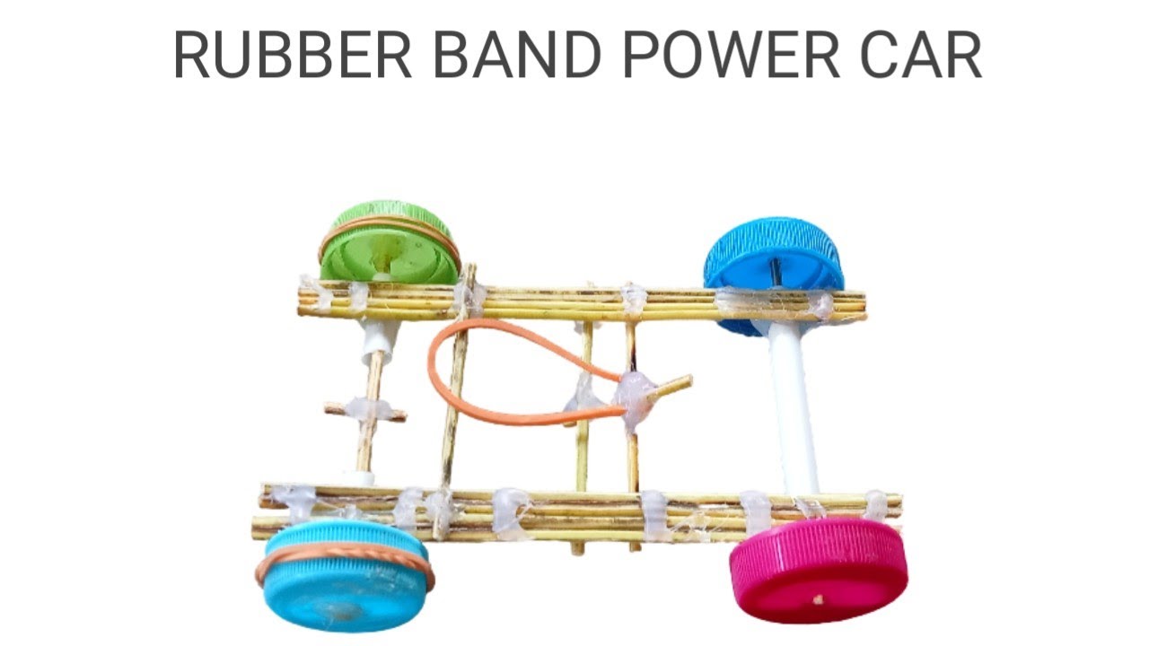 How to Make a Rubber Band Powered Car | Easy DIY Science Project at ...