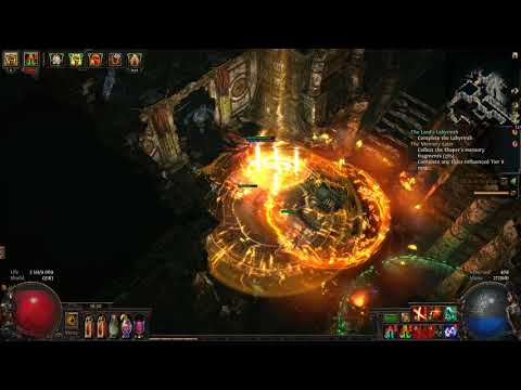 Path Of Exile | Zykxx Syntethis League First Ubber Lab Solo Champion Duelist Double Strike