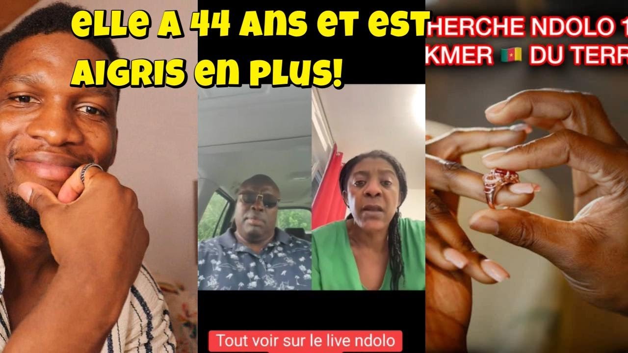 a 44 ans elle se fait démontée par la league dans le live ndolo - YouTube