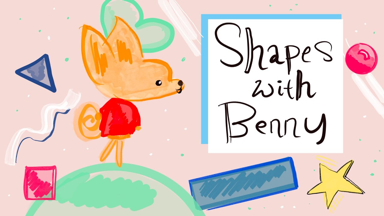 Learn Shapes and Colors with Benny the Dog | Fun Educational Cartoon ...