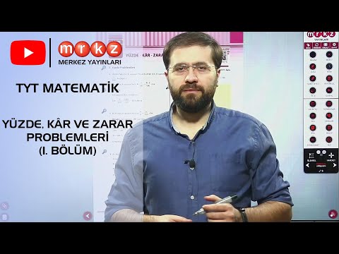 48) Yüzde, Kâr ve Zarar Problemleri (1.Bölüm) TYT MATEMATİK