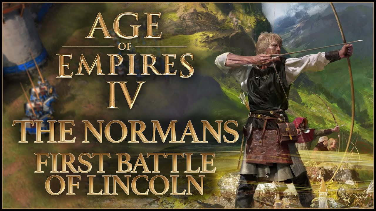 FIRST BATTLE OF LINCOLN, 1141 - The Normans - Age of Empires IV! - YouTube