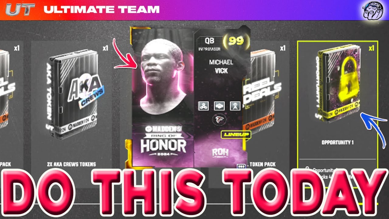 HOW TO GET 99 MIKE VICK RING OF HONOR FREE! MAX LEVEL 50 FAST! Madden ...