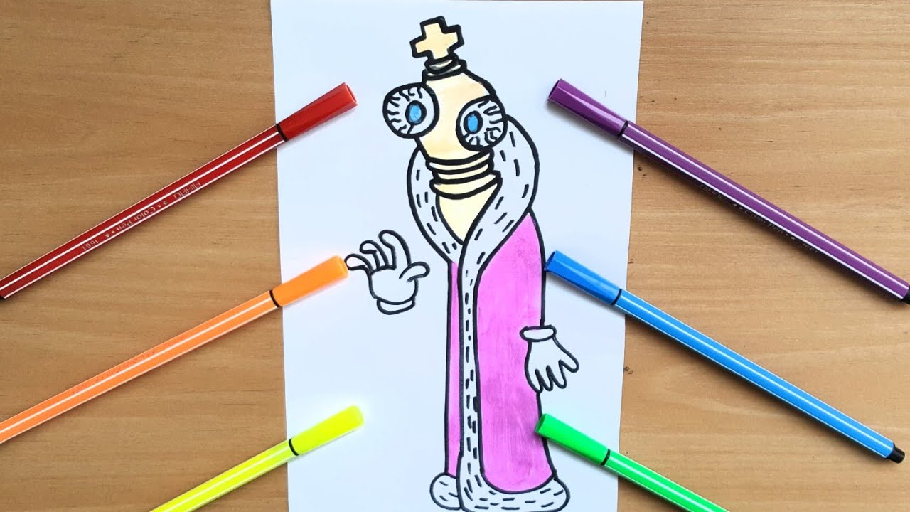 How to Draw Kinger from the Amazing digital circus - YouTube