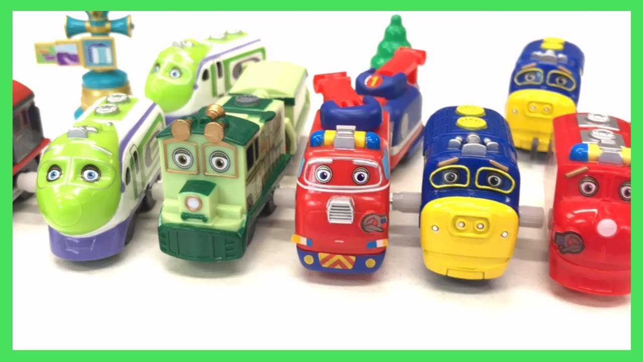 Chuggington Wind Up Toy Trains - Koko, Brewster, Wilson Capsule Minis ...