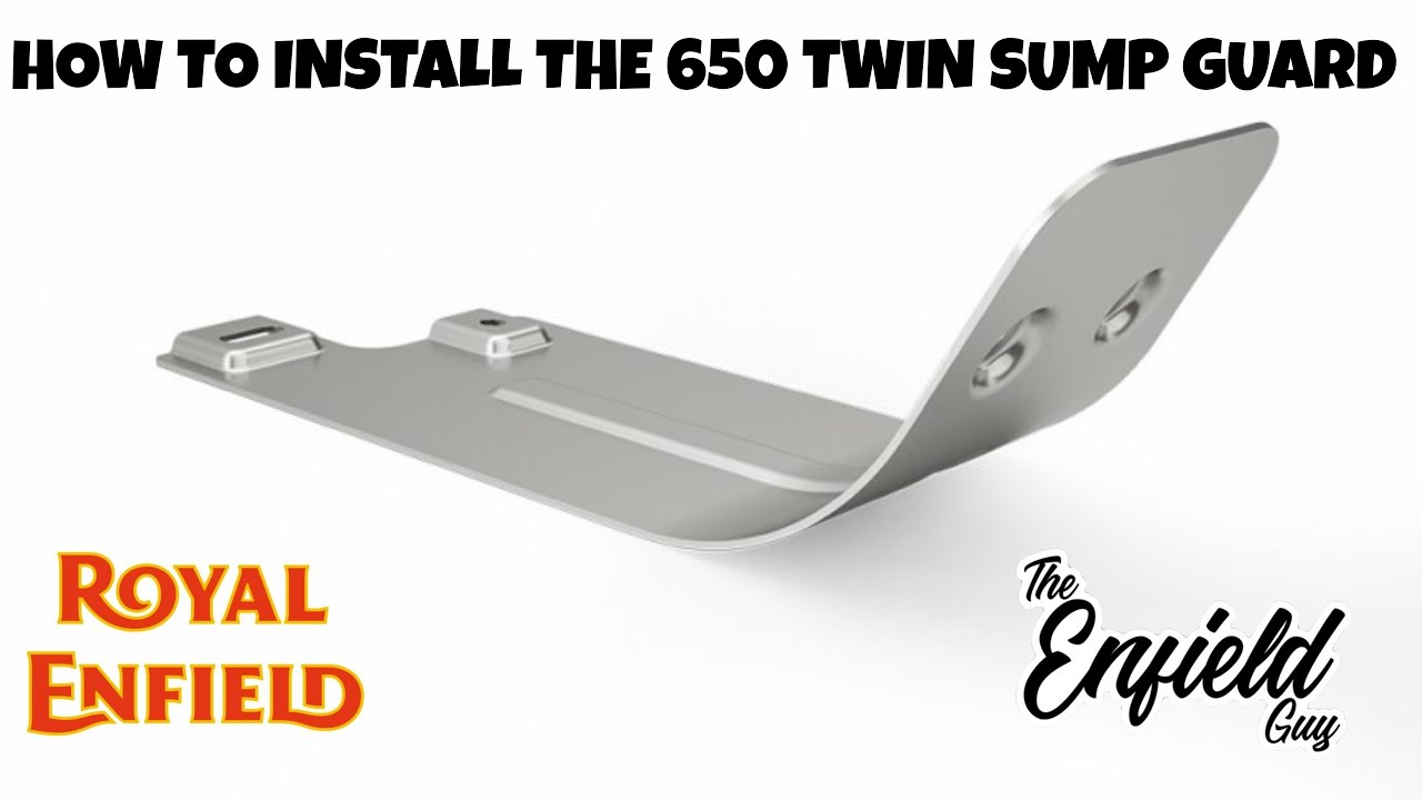Royal Enfield Interceptor 650cc Twin Sump Guard Installation Guide ...