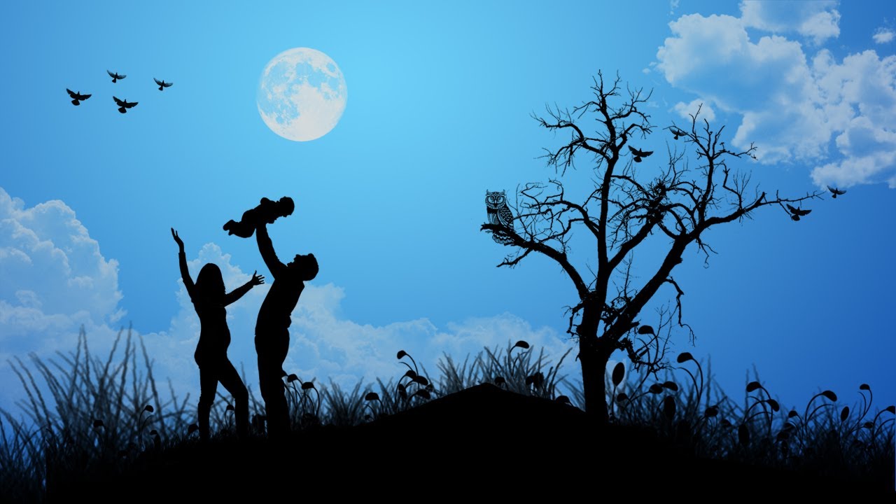 Photoshop Landscape Design Tutorial Using Brush tool for Beginners ...