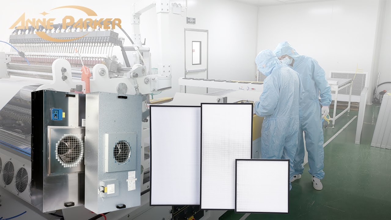 Fan Filter Unit and HEPA filter production line | Cleanroom fan filter ...