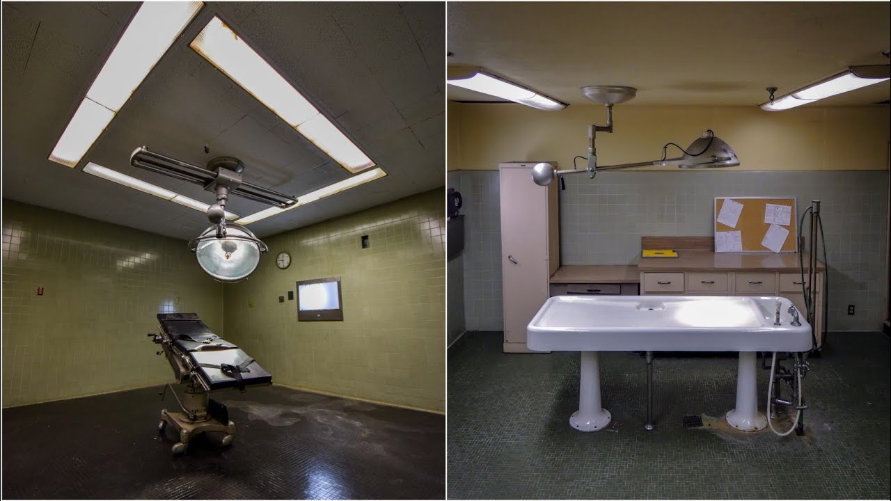 Abandoned Hospital Morgue with Lights On Urban Exploration - YouTube