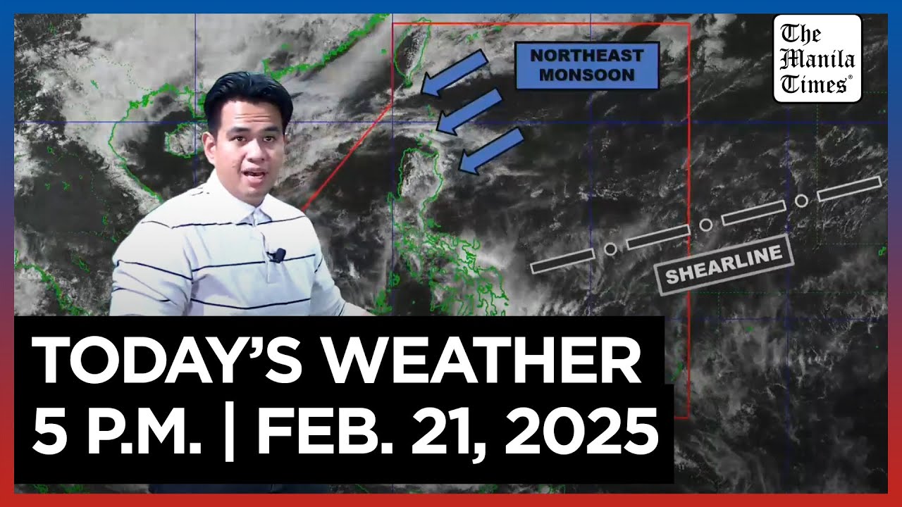 Today's Weather, 5 P.M. | Feb. 21, 2025 - YouTube