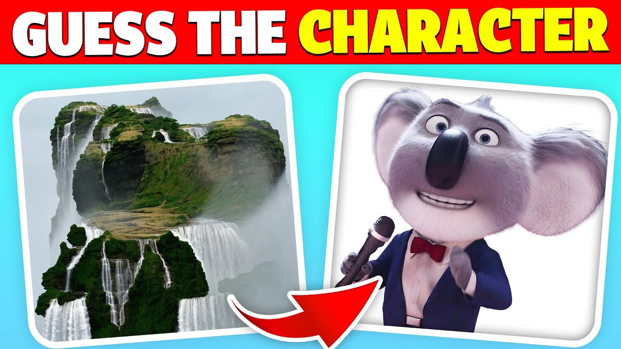 Guess the Sing 2 Movie Characters by ILLUSION 🎤🐷🦍🎵Squint Your Eyes ...