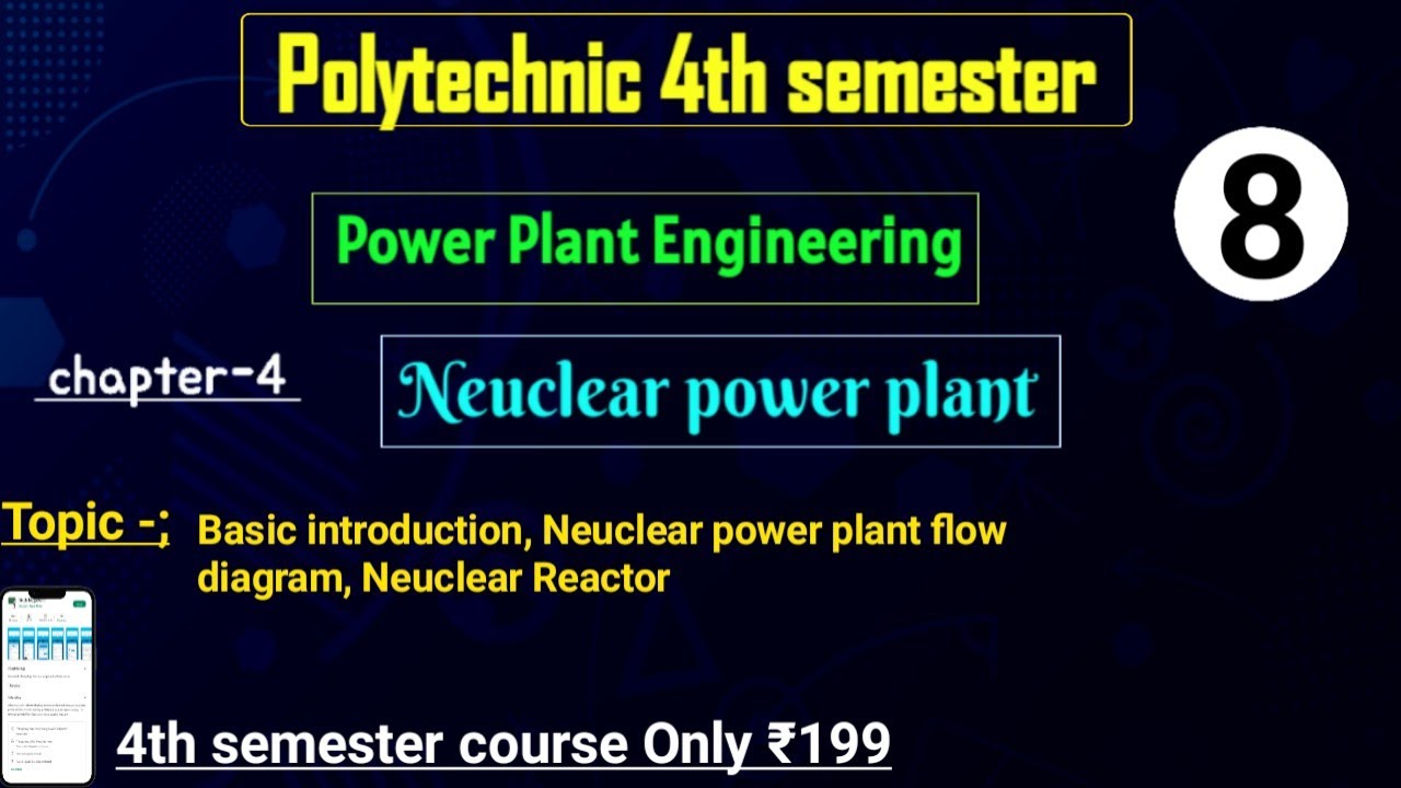 Neuclear power plant||polytechnic 4th semester power plant||PPE ...