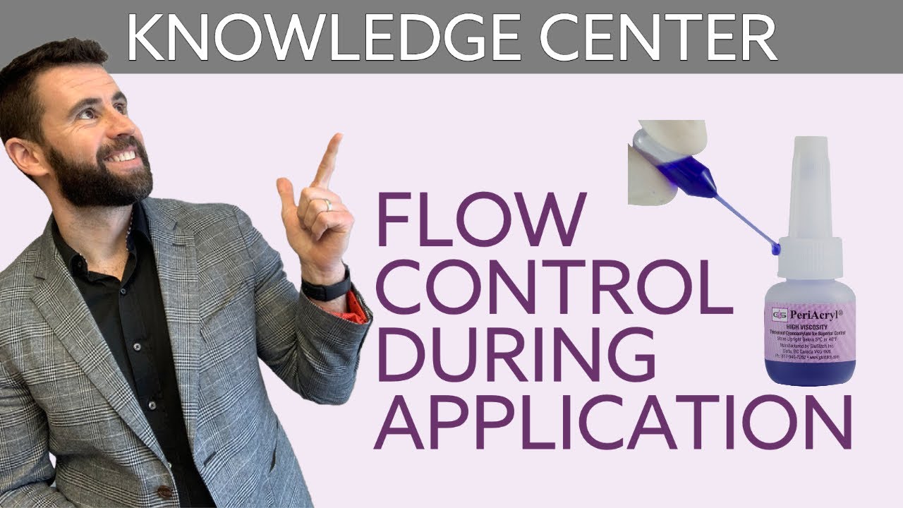 How can I better control the flow of the tissue adhesive? | PeriAcryl ...
