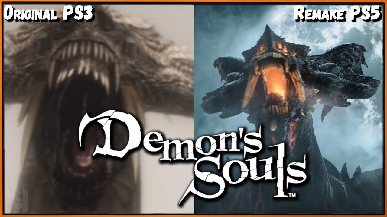 Сравнение графики PS3 и PS5 Demon's Souls Remake и оригинала | Graphics ...