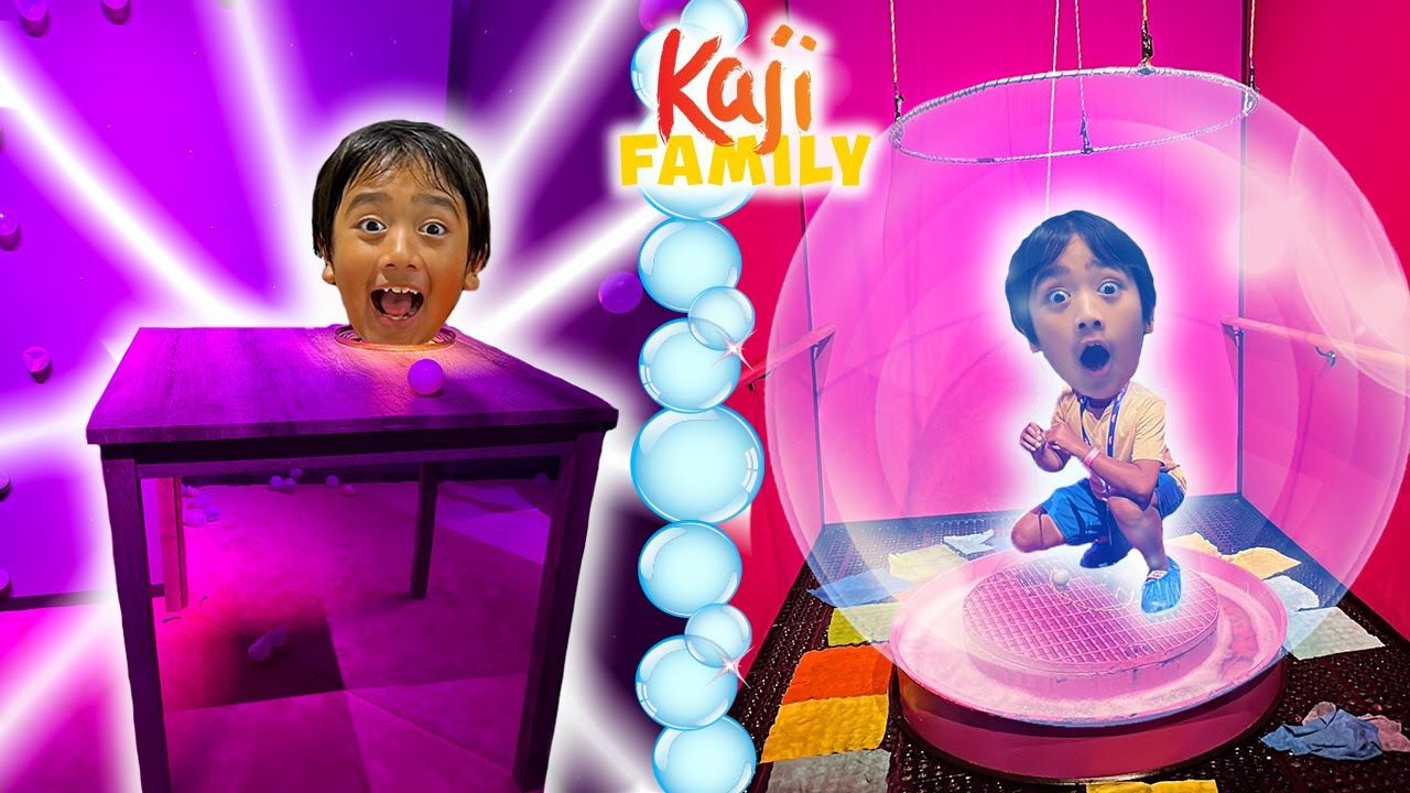 Ryan & Family Visit BUBBLE WORLD and Made LIFE SIZE Bubbles! - YouTube