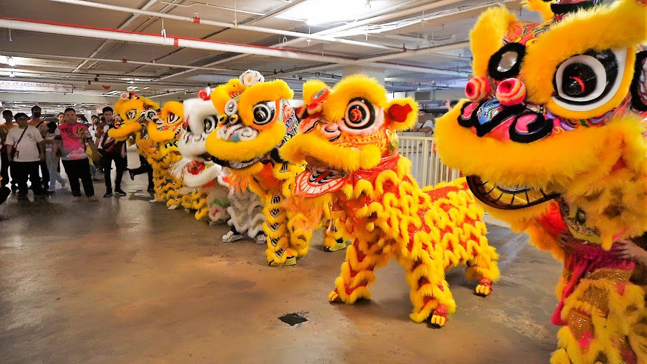 Lion dance pays tribute to Na Tuk Gong (Datuk Gong) | 舞狮参拜拿督公 - YouTube