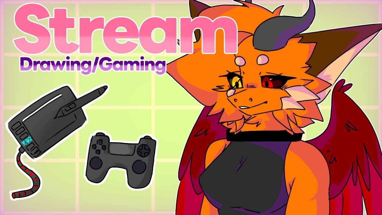 ♡STREAM♡ - Drawing/Gaming 【Test Stream】 - YouTube