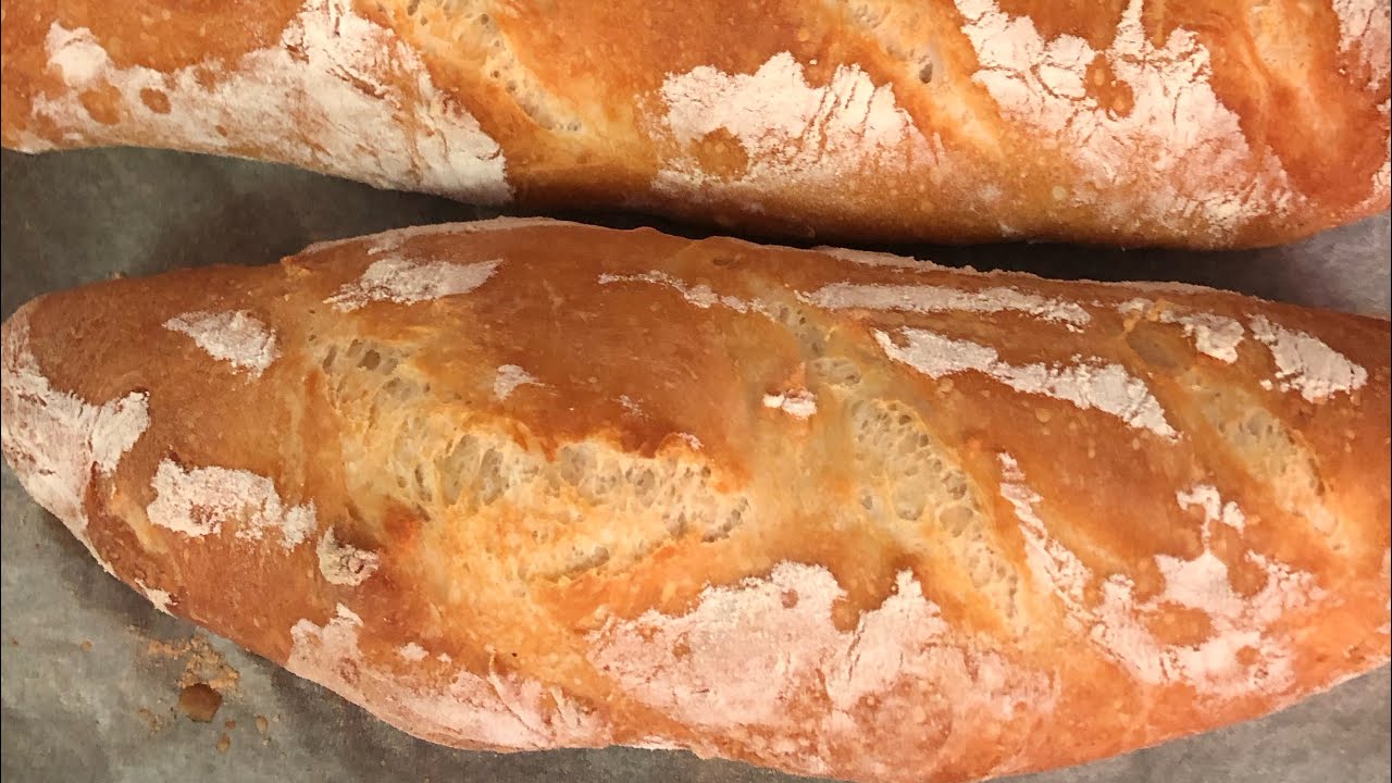 French bougette bread for beginners. My first trial#trending #food# ...