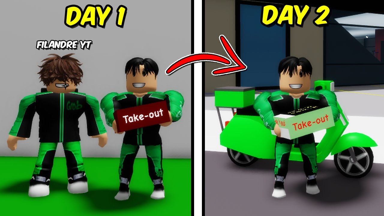 BrookHaven RP: NAGING GRAB DELIVERY BOY with @FilAndreYT - YouTube