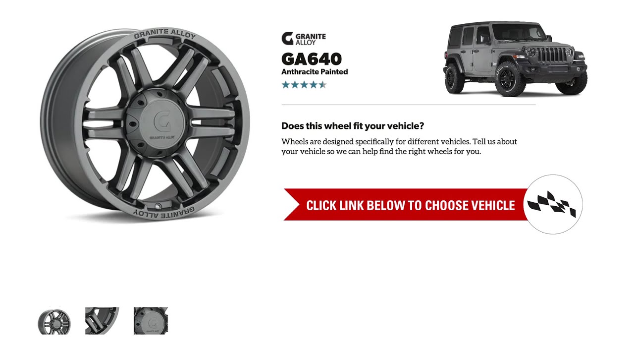 Granite Alloy Wheels Rims GA640 Review, Rating and Quality - YouTube