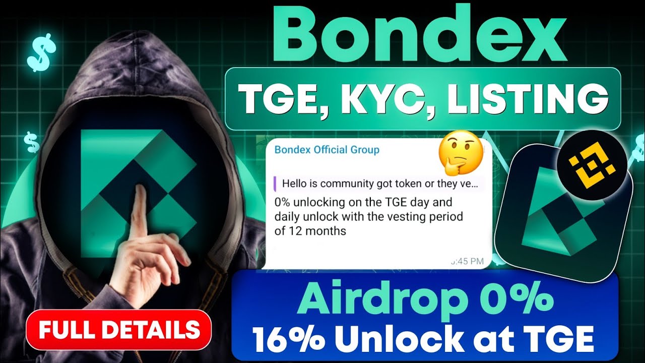 Bondex Token Claim | TGE, KYC, LISTING | Bondex New Update | Bondex Listing Price - YouTube