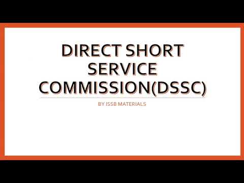 Direct Short Service Commission(DSSC) in different Corps of Pakistan ...