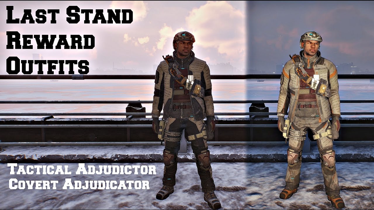 Last Stand Reward Outfits - The Division 1.6 - YouTube