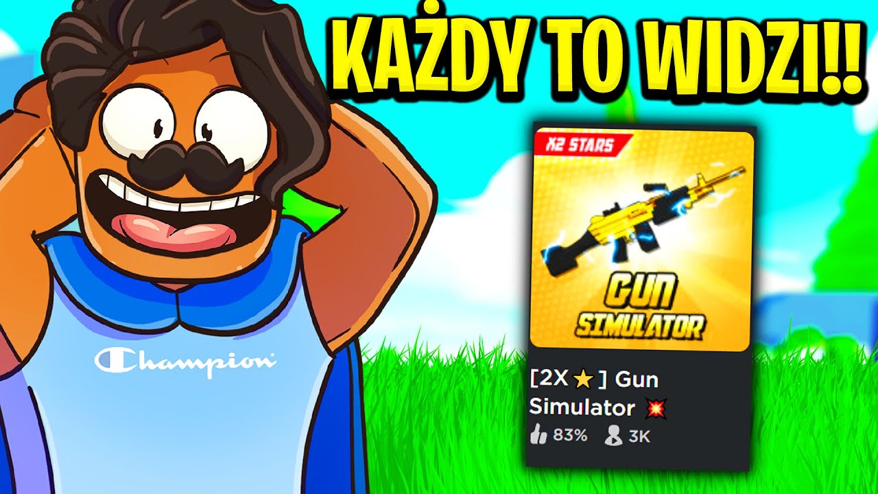 TEN TRYB POJAWIA SIĘ KAŻDEMU! W ROBLOX GUN SIMULATOR - YouTube
