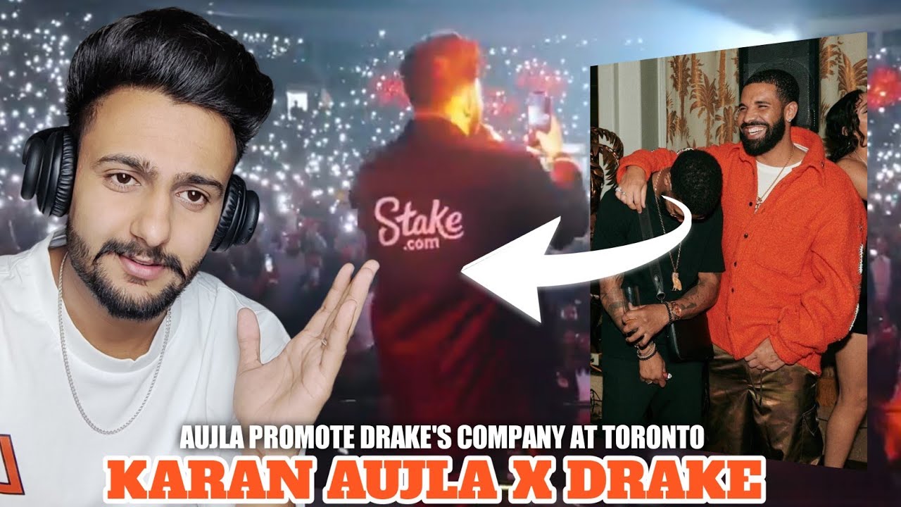 Karan Aujla X Drake Collaboration!! Aujla Promote DRAKE'S Company At ...