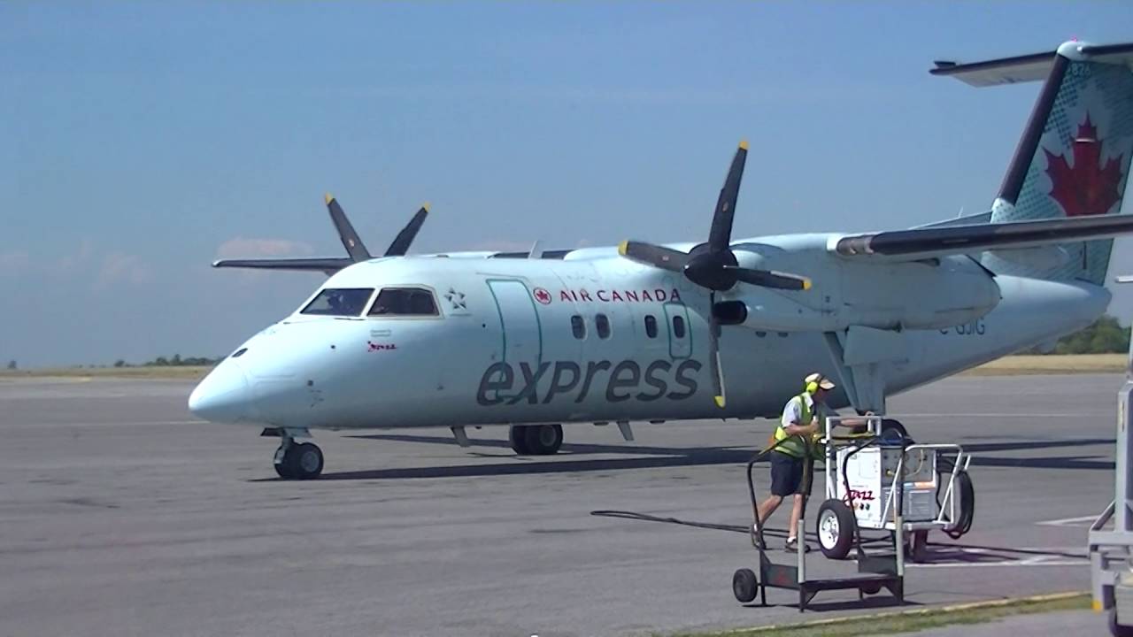 Dash 8 startup - YouTube