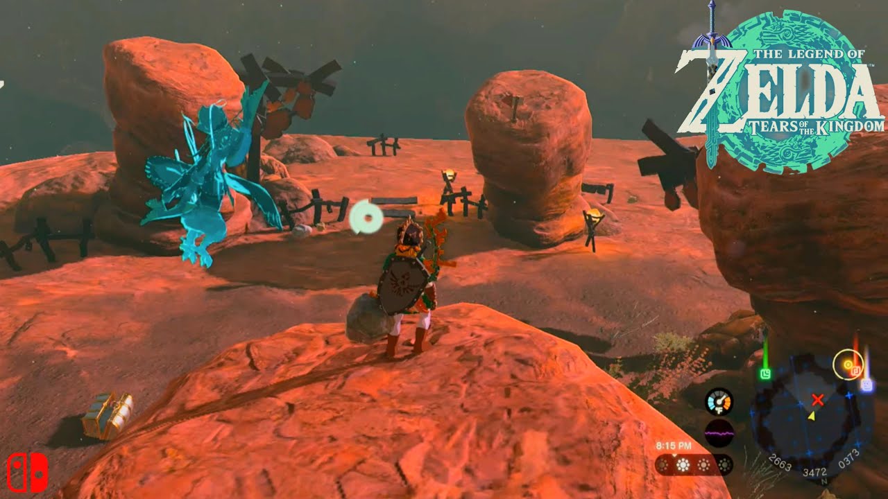 Legend of Zelda TOTK - Climbing Up Top of Goron City & Gut Check Rock ...